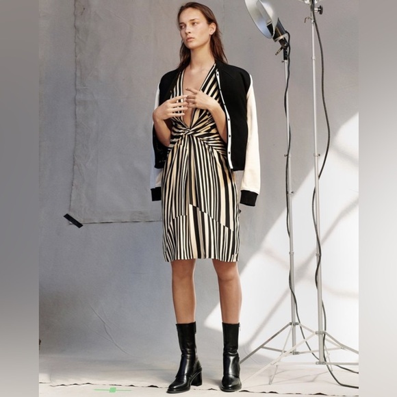 rag & bone | Dresses | Nwt 525 Rag Bone Beatrice Printed Dress In Gold ...